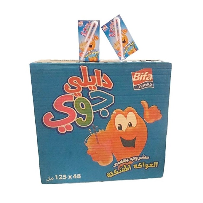 Pack 48 Zumitos Cocktail de frutas 125ml Daily JOY عصير