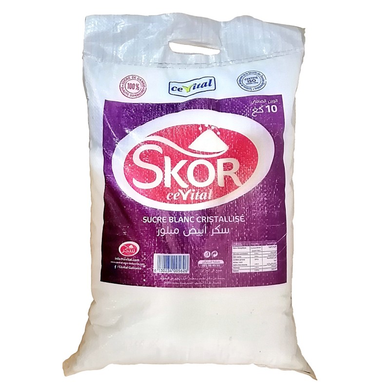 Azúcar Blanco saco SKOR 10kg - Butigon