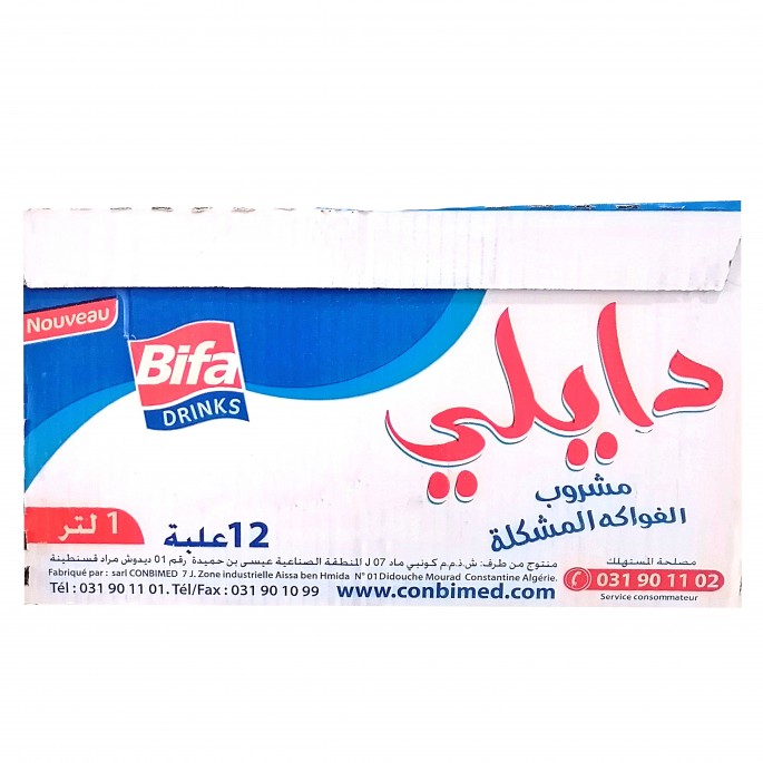 Pack 12 × 1L Zumos Cocktail de frutas Daily كرطون عصير الفواكه دايلي