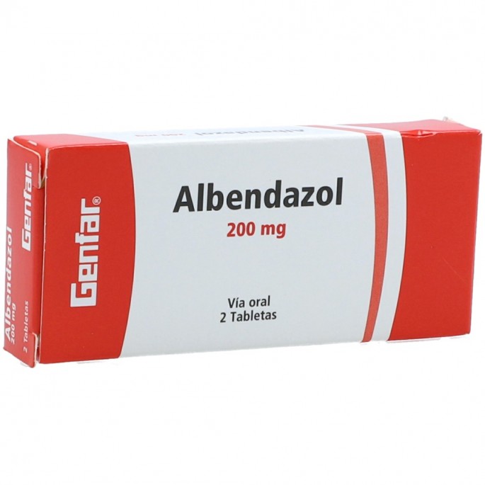 Albendazol 200mg, 1cp ( Antiparásitos intestinales)