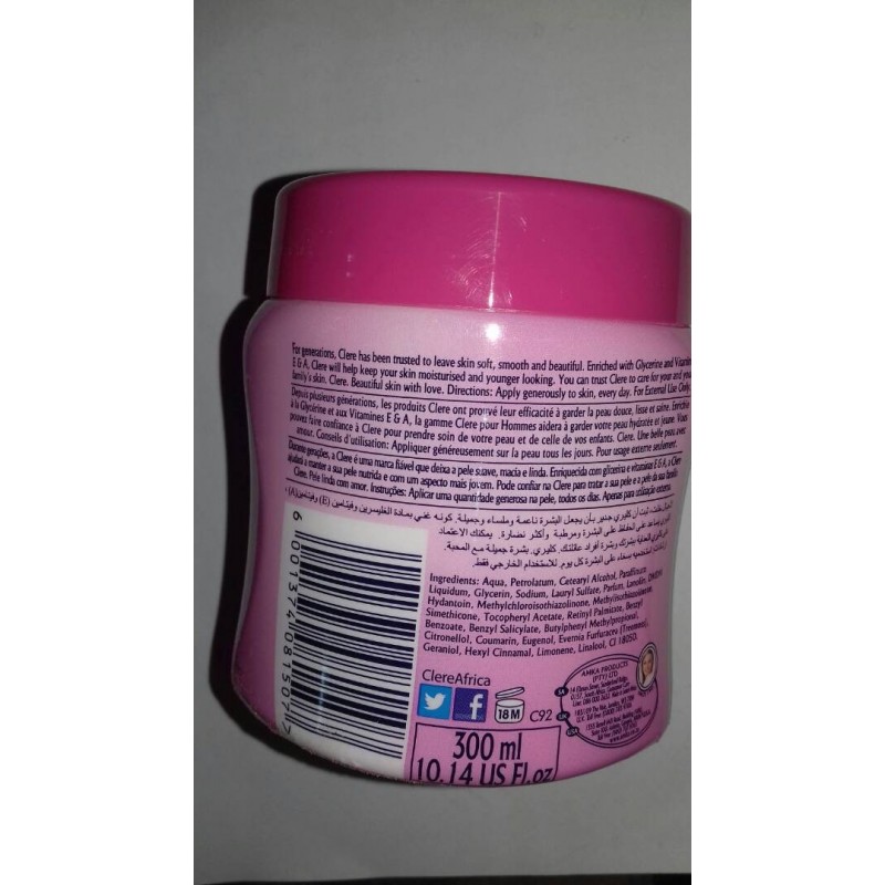 Crema Clere body creme 300 ml - Butigon
